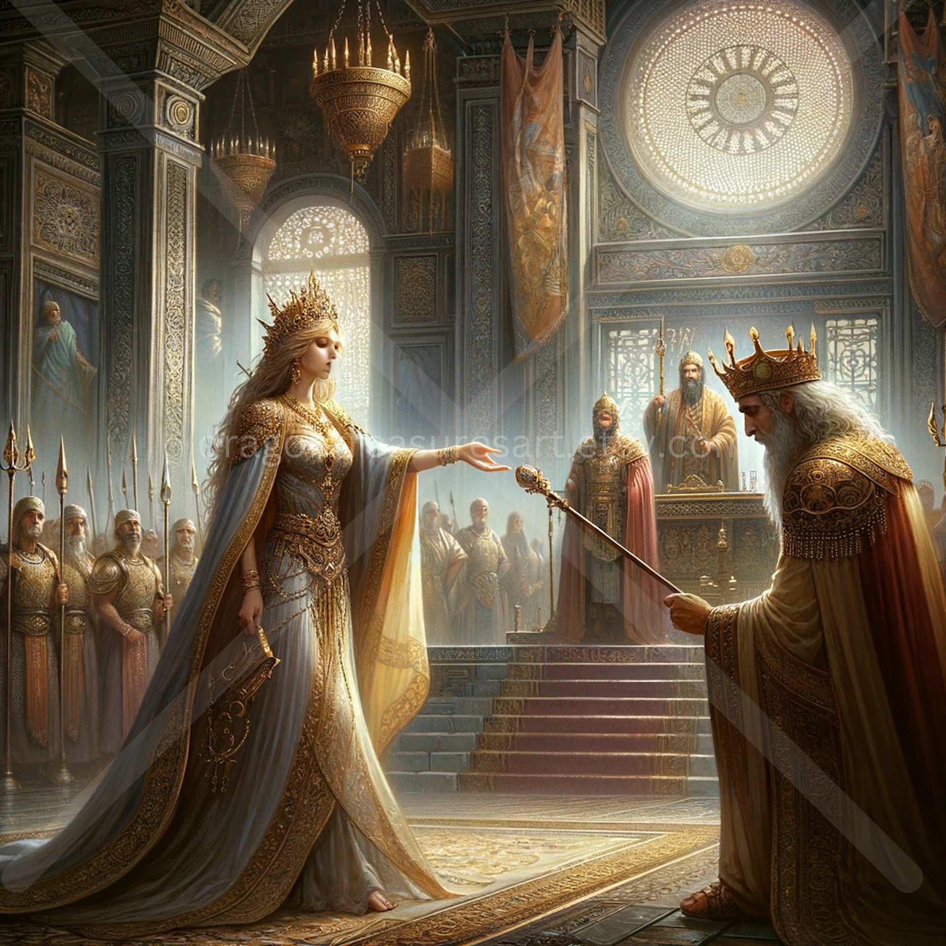 Queen Esther Download: Digital Art, Instant Downloadable Wallpaper ...