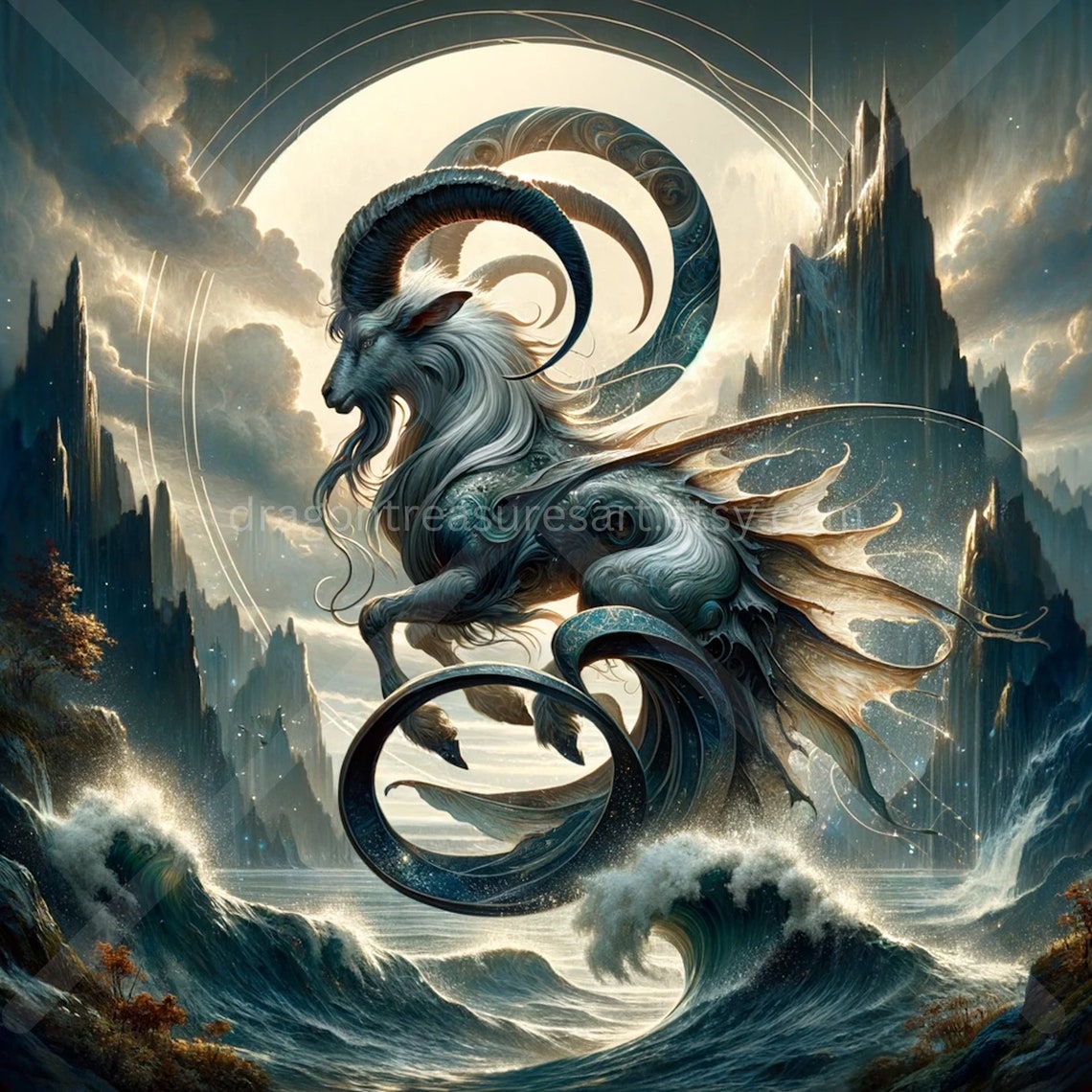 Capricorn Download: Digital Art, Instant Downloadable Wallpaper ...