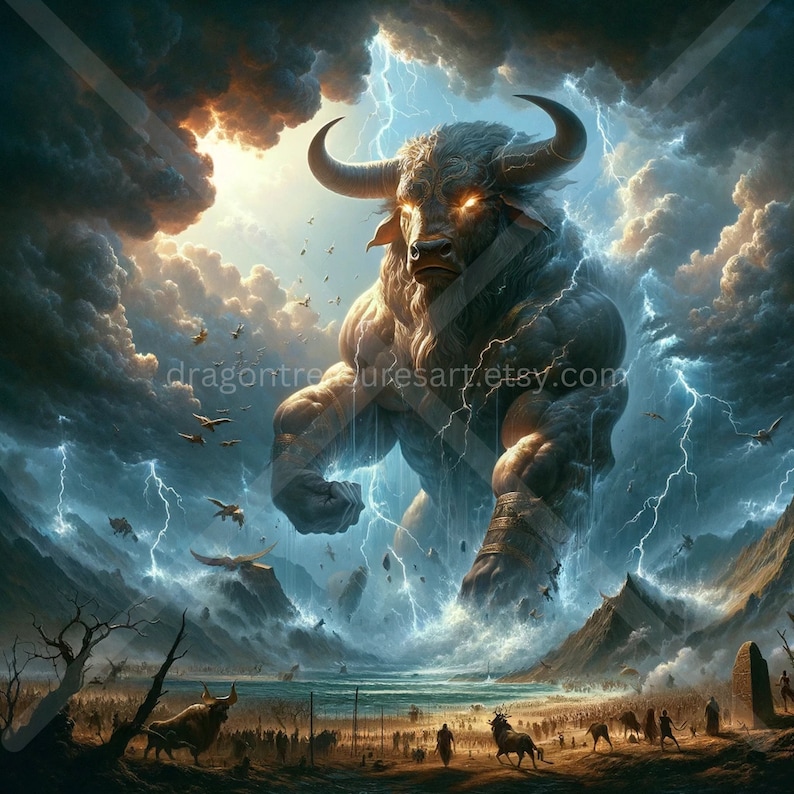 Gugalanna Download: Digital Art, Instant Downloadable Wallpaper ...