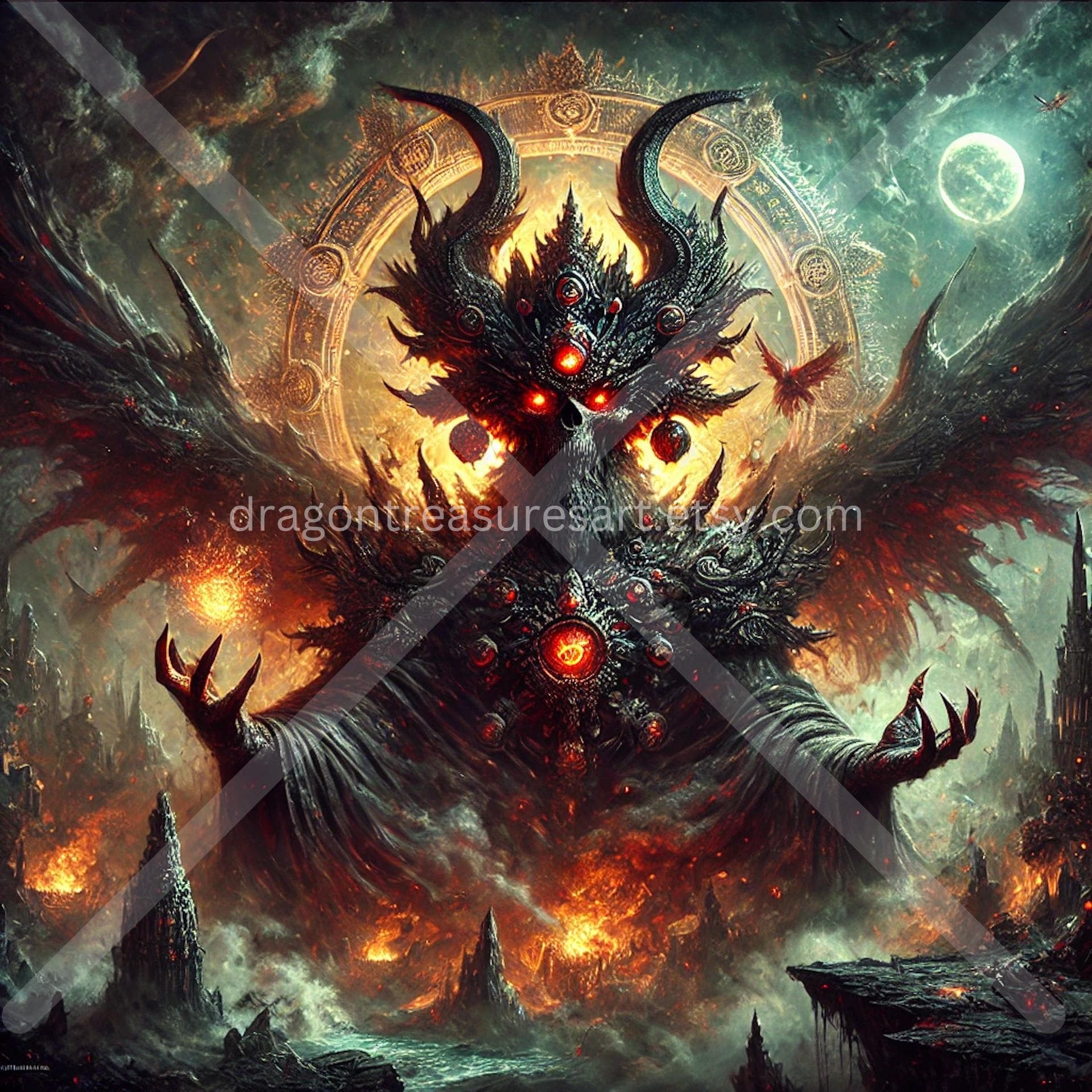 Angra Mainyu (ahriman) Download: Digital Art, Instant Downloadable ...