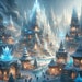 Snowfall City Download: Digital Art, Instant Downloadable Wallpaper ...