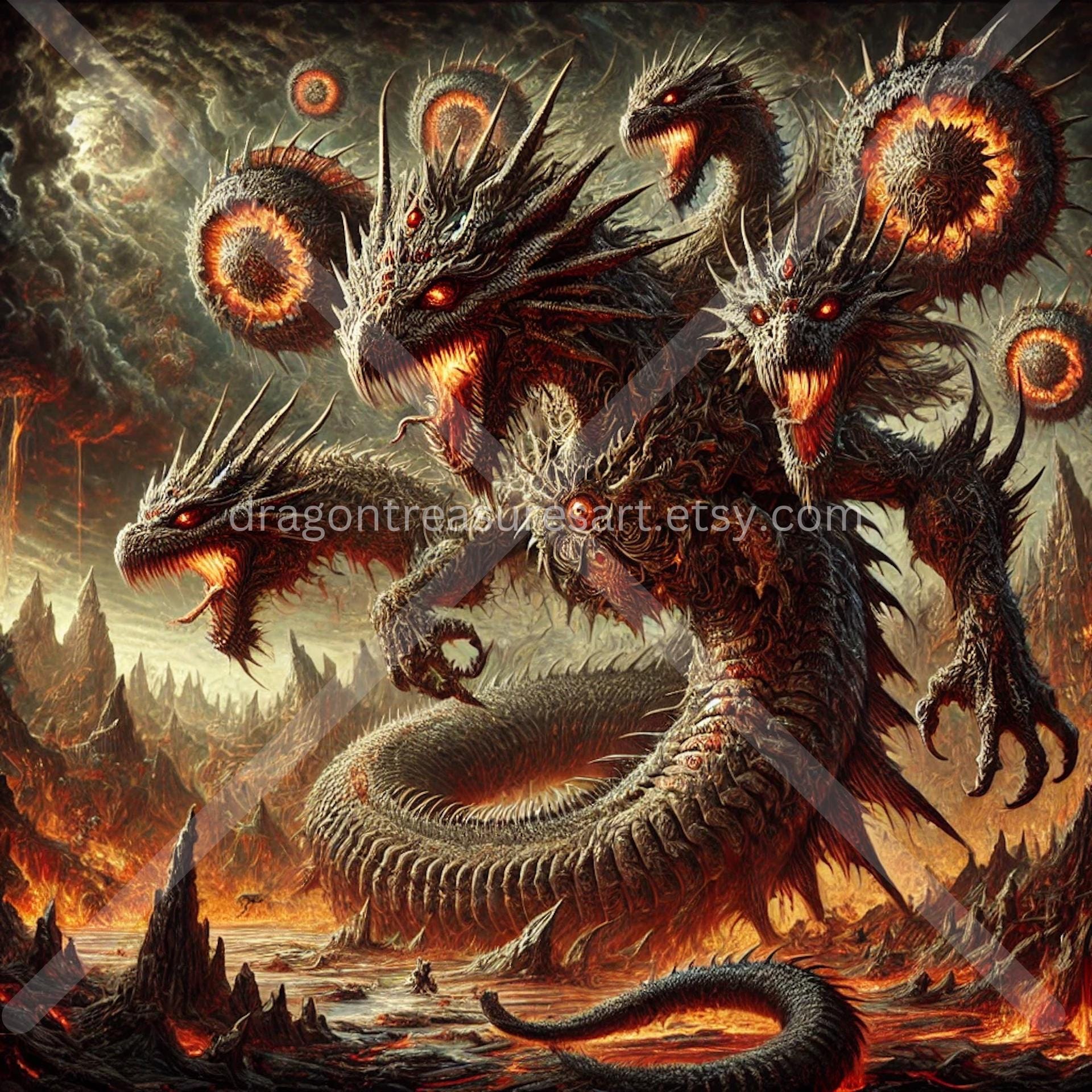 Azi Dahaka Download: Digital Art, Instant Downloadable Wallpaper ...