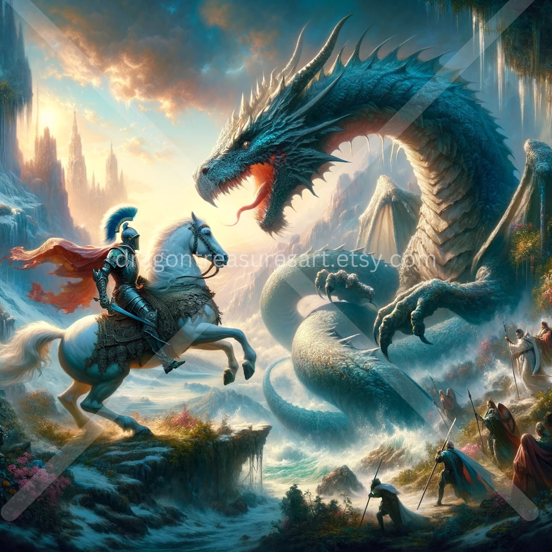 Saint George Download: Digital Art, Instant Downloadable Wallpaper ...