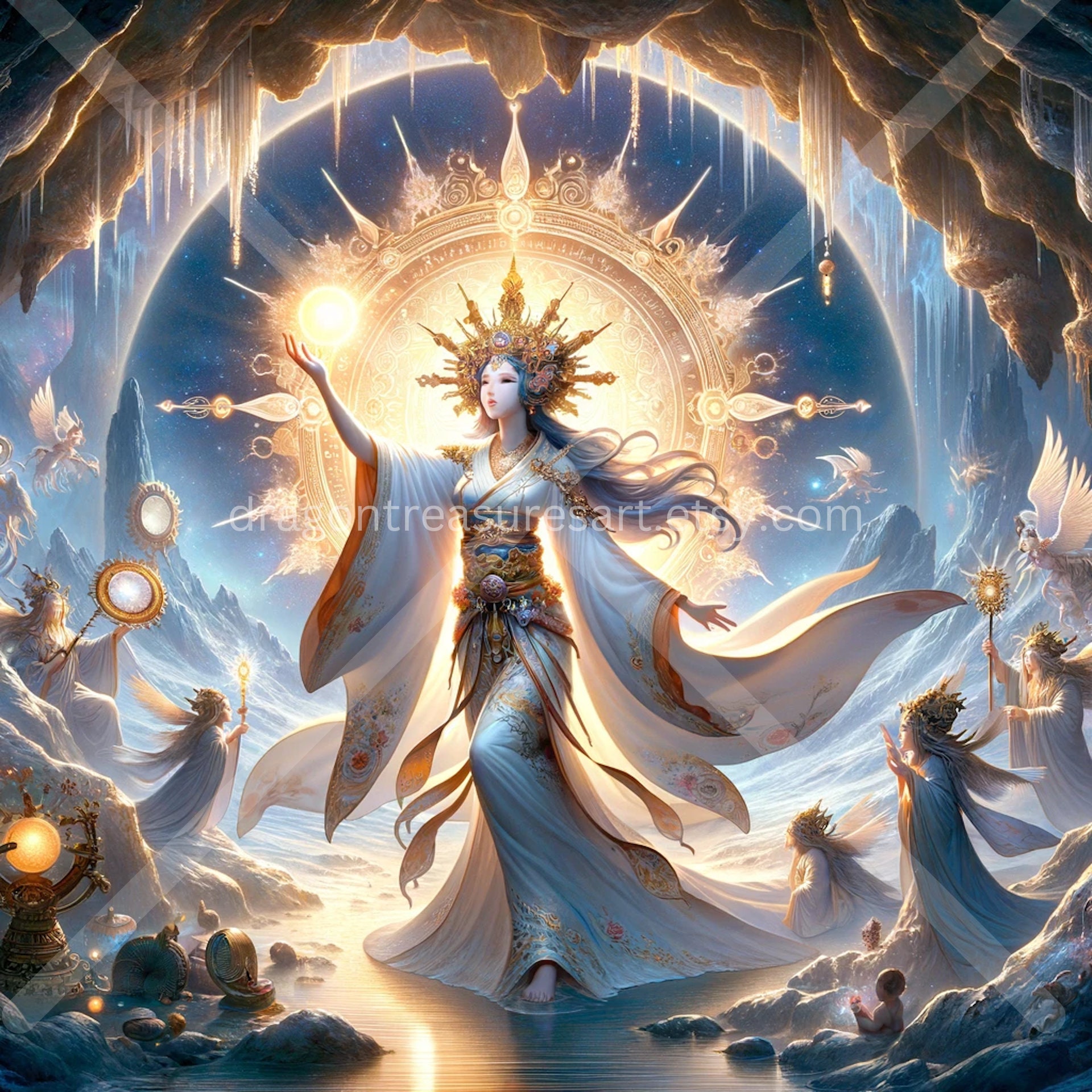 Amaterasu Download: Digital Art, Instant Downloadable Wallpaper ...