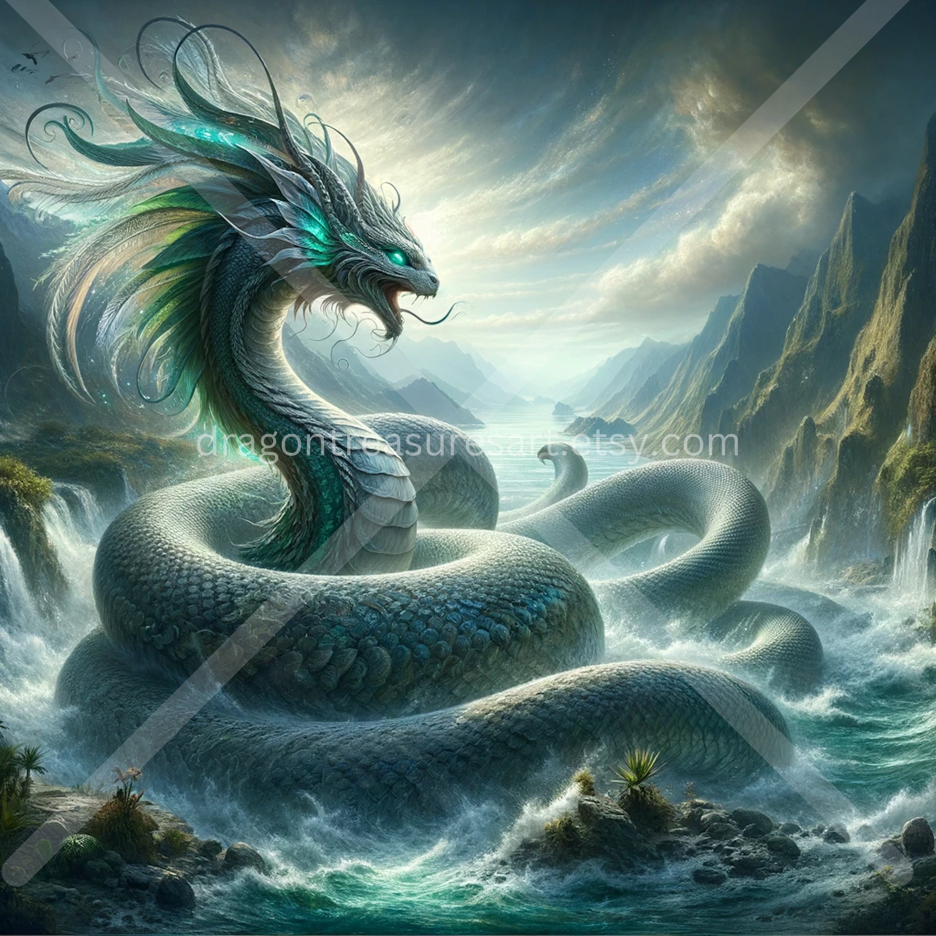 Yacumama Download: Digital Art, Instant Downloadable Wallpaper ...