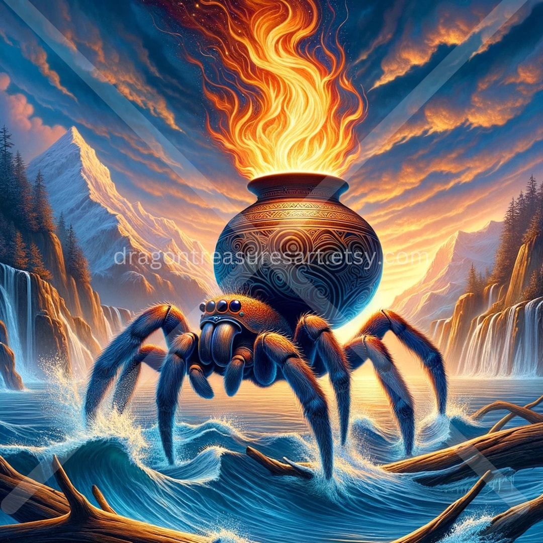 Cherokee Water Spider Download: Digital Art, Instant Downloadable ...
