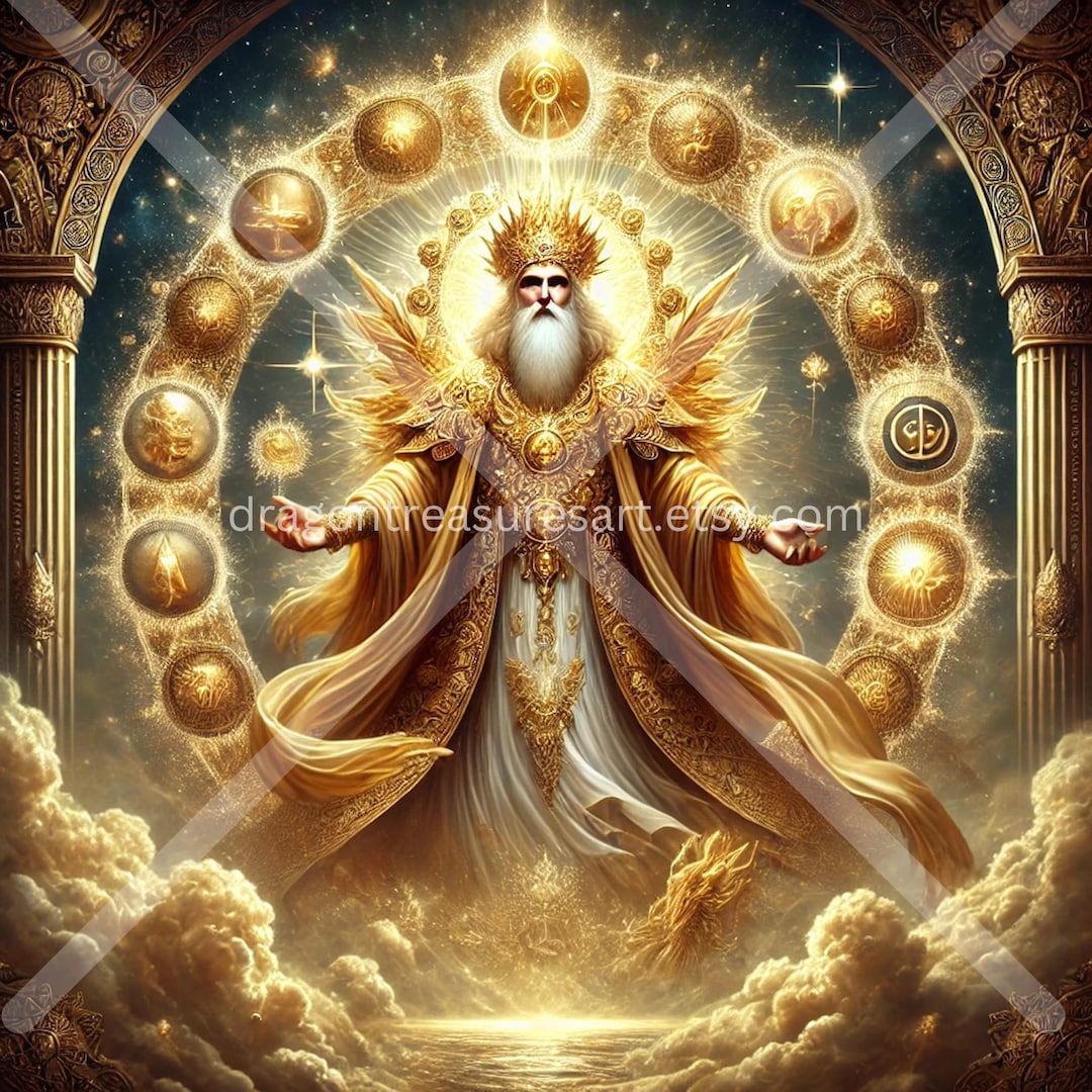 Ahura Mazda Download: Digital Art, Instant Downloadable Wallpaper ...