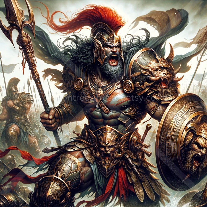 Ares Download: Digital Art, Instant Downloadable Wallpaper ...