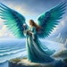 Water Angel Download: Digital Art, Instant Downloadable Wallpaper ...