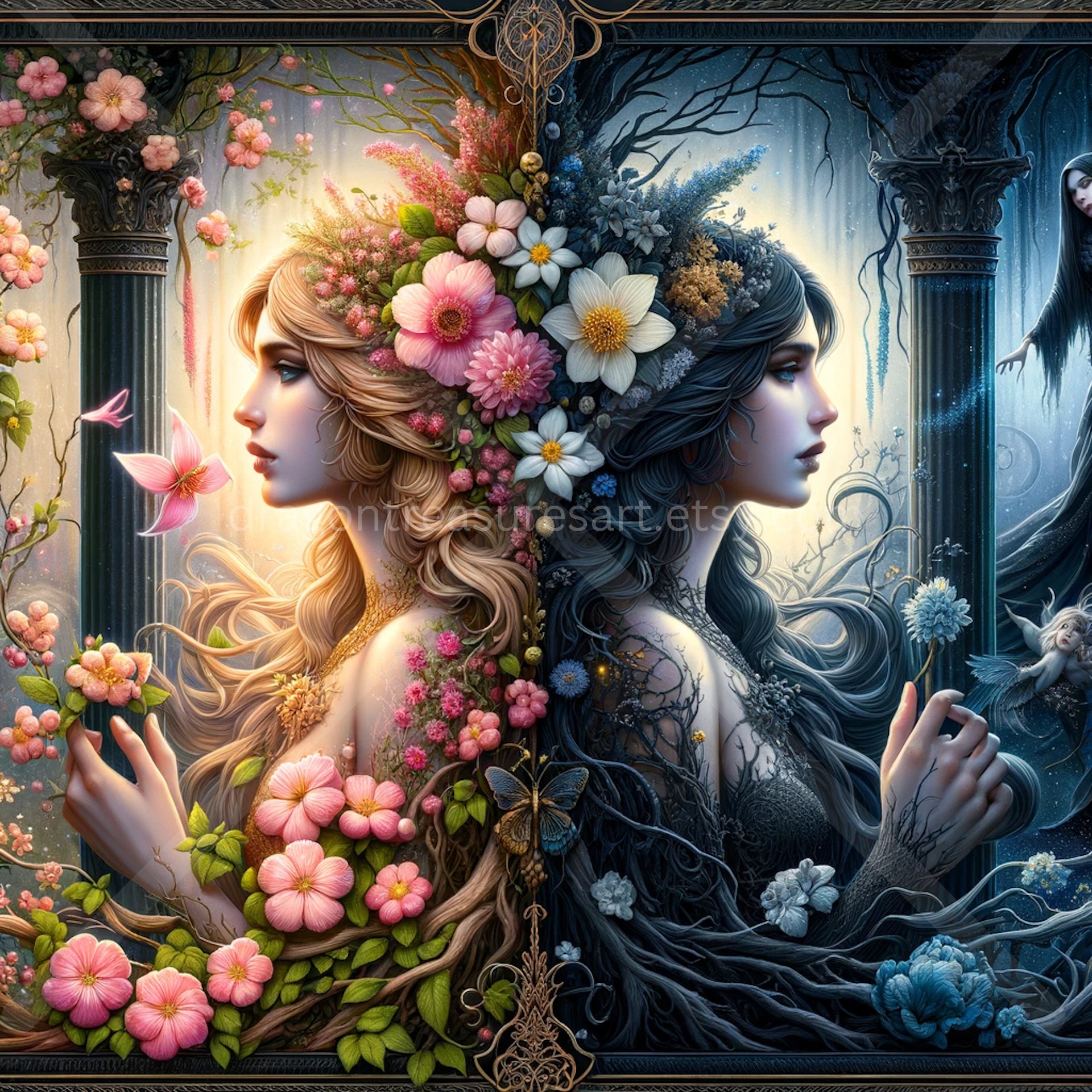 Persephone Download: Digital Art, Instant Downloadable Wallpaper ...