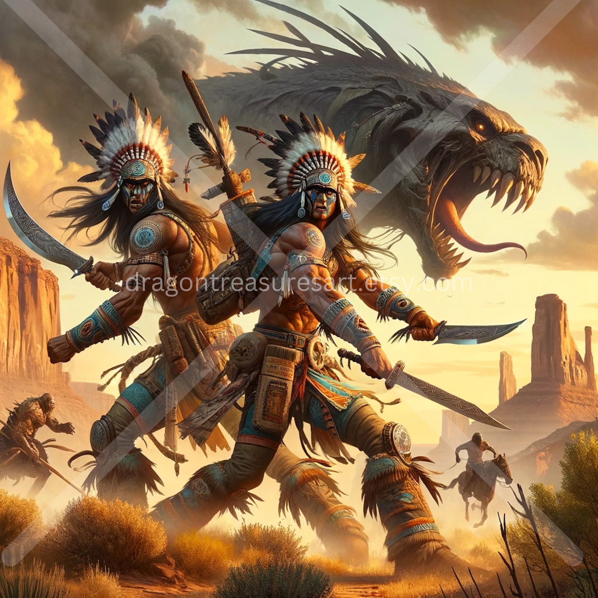 Hero Twins Download: Digital Art, Instant Downloadable Wallpaper ...
