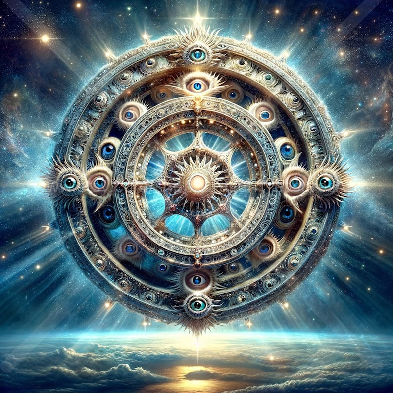 Ophanim Download: Digital Art, Instant Downloadable Wallpaper ...