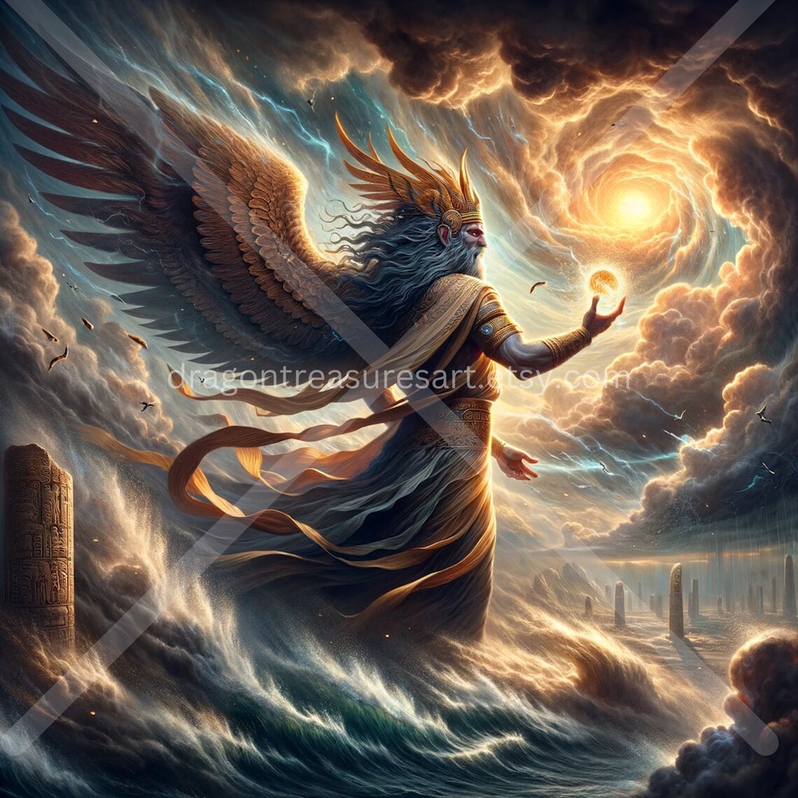 Enlil Download: Digital Art, Instant Downloadable Wallpaper ...