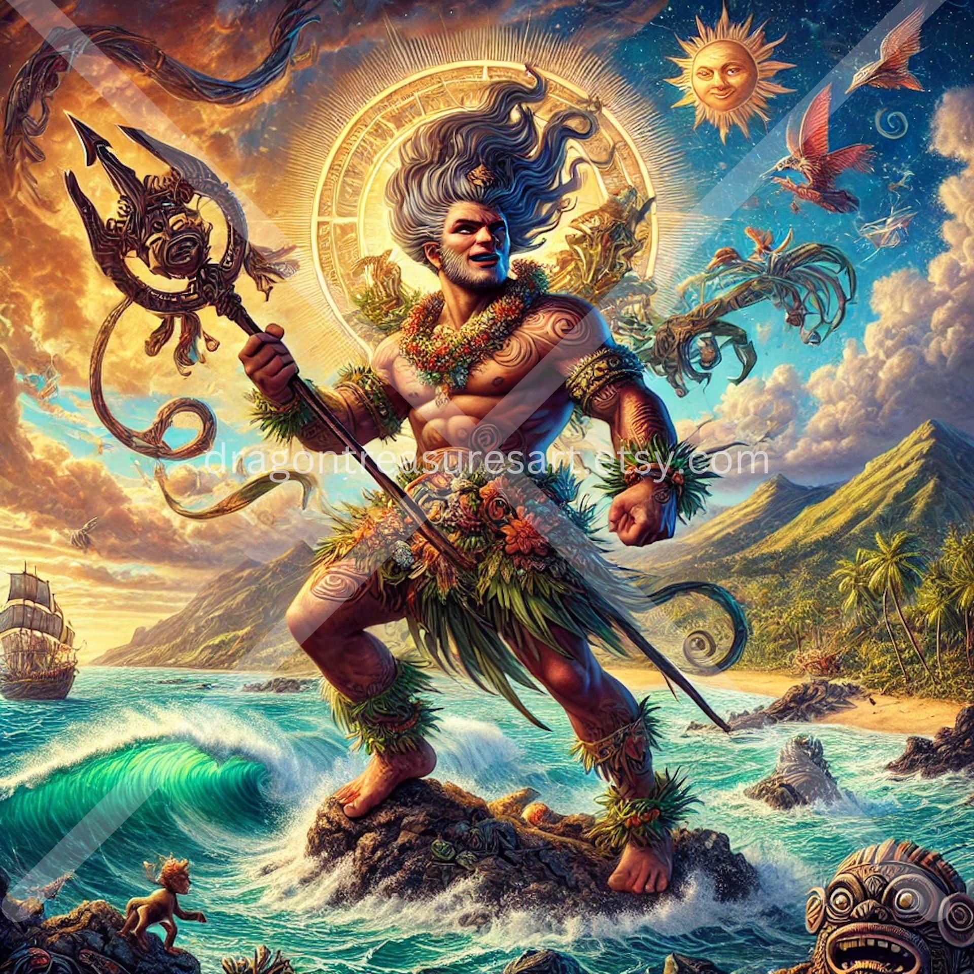 Maui Download: Digital Art, Instant Downloadable Wallpaper ...