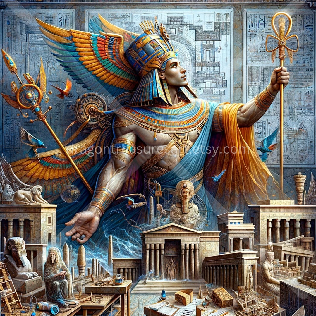 Ptah Download: Digital Art, Instant Downloadable Wallpaper ...