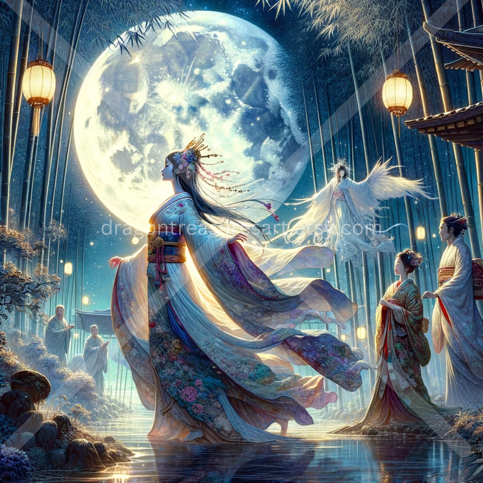 Kaguya-hime Download: Digital Art, Instant Downloadable Wallpaper ...