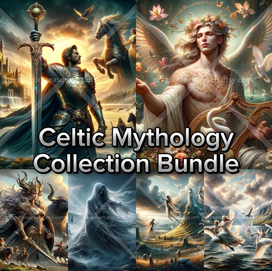 Celtic Mythology Collection Bundle: Digital Art, Instant Downloadable ...