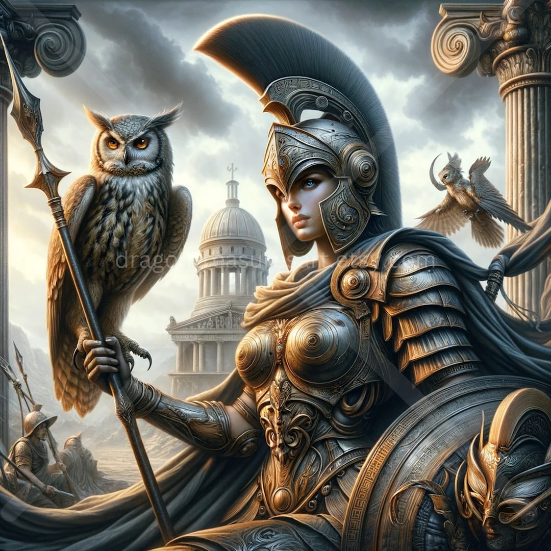 Athena Download: Digital Art, Instant Downloadable Wallpaper ...