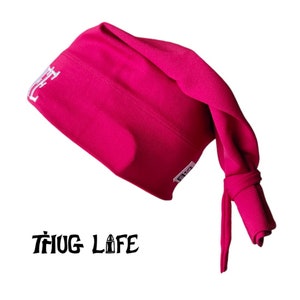 Thug Life Tattoo Beanie Tie Red Hip-hop Hat 2pac Inspired by Street ...