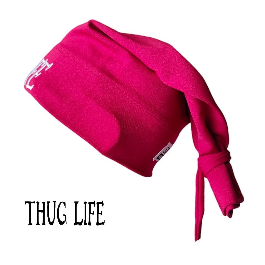 Thug Life Beanie Tie Red Hip-hop Hat 2pac Inspired by Street Knowledge ...