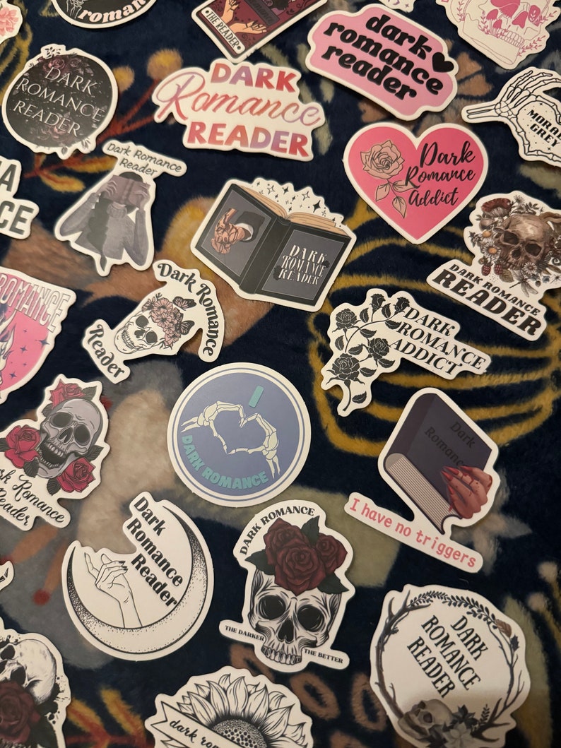 Dark Romance Lover Sticker Pack - Etsy UK