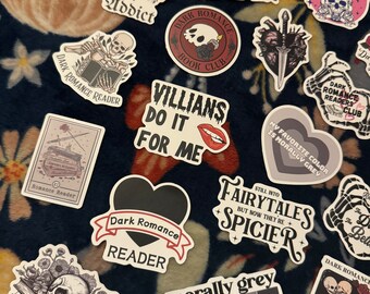 Dark Romance Book Stickers Kindle Notebook Laptop Sticker Lucky Dip 10 ...