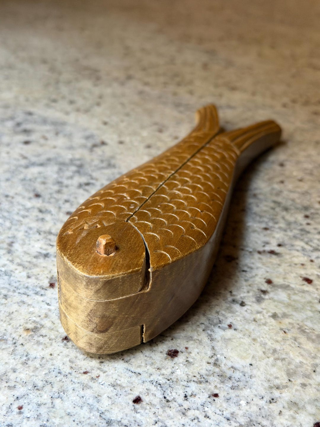 Vintage Italian Alpine Wooden Nutcracker – Hand-carved Rustic Folk Art ...