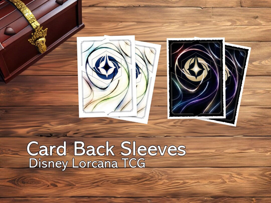 Disney Lorcana 100 Pack Custom Card-back Sleeves - Etsy