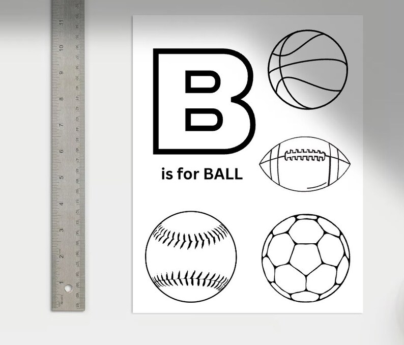 Letters A-Z of the Alphabet Coloring Pages for Children to Learn - Etsy