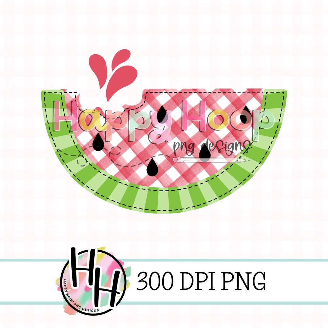 Watermelon Faux Applique PNG Design, Watermelon Clipart, Faux ...