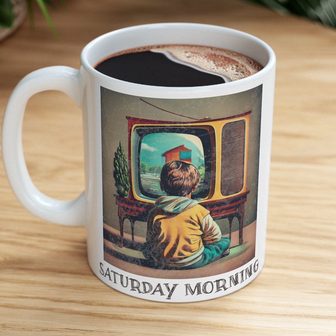 Saturday Morning Cartoons, 80's Nostalgia Mug, I'm This Old Mug, Gift ...