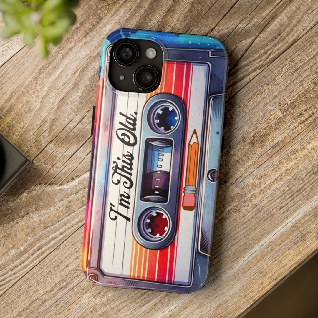 Retro Cassette Tape iPhone Case: 80s Nostalgia - Etsy