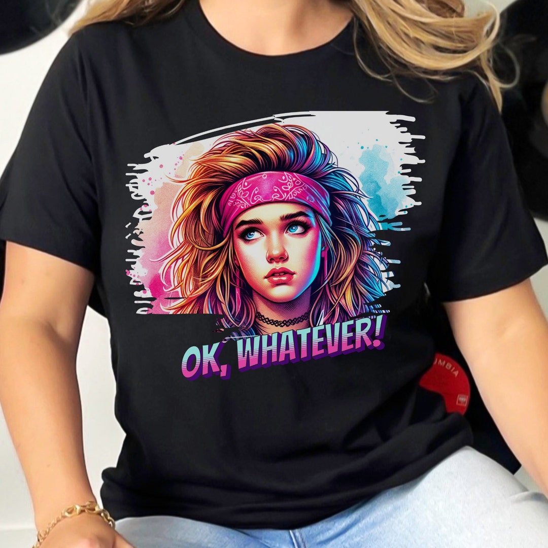 Retro 80s T-shirt: Sassy Teenage Girl Graphic Tee - Etsy