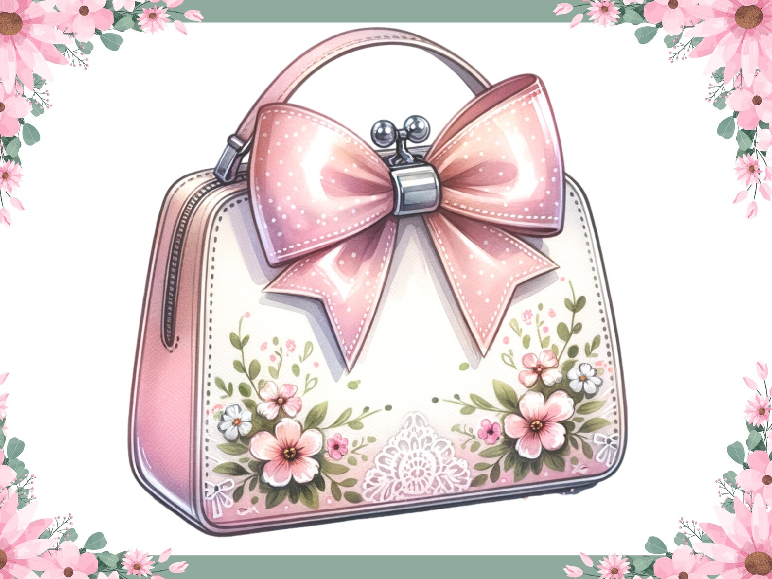 Coquette Handbag With Bow, Coquette Purse, Fashion, Accessories ...