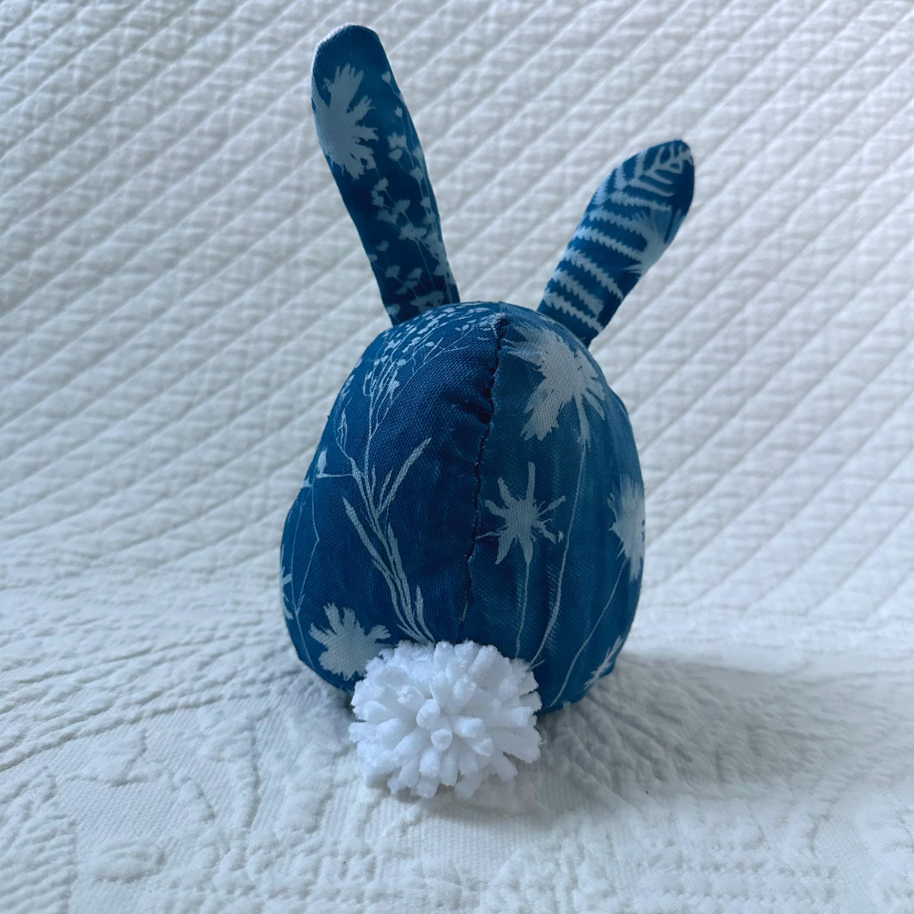Bunny Cyanotype Stuffed Animal - Etsy