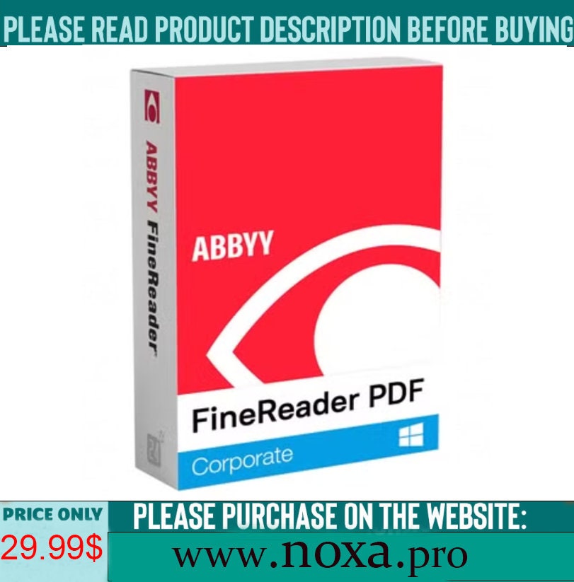 ABBYY Finereader PDF Corporate 15 Windows - Etsy