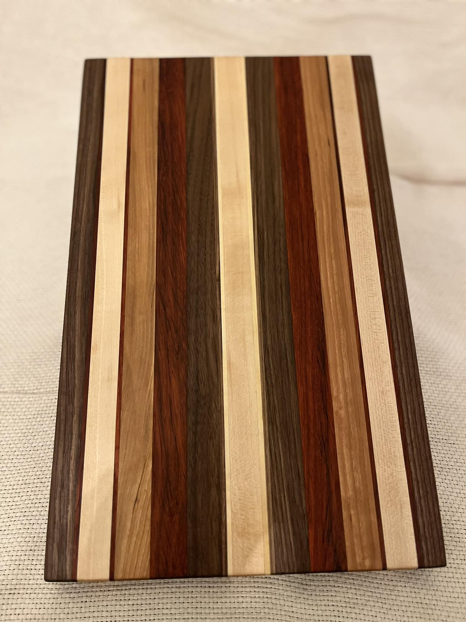 Cutting Board the copper Large Size Made of Walnut, Padauk, Maple and ...