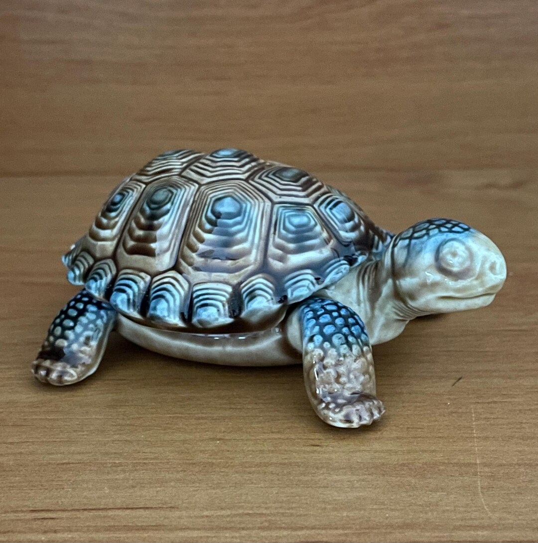 Vintage Wade Tortoise Lidded Trinket Pot, Collectable, Vintage Gift ...