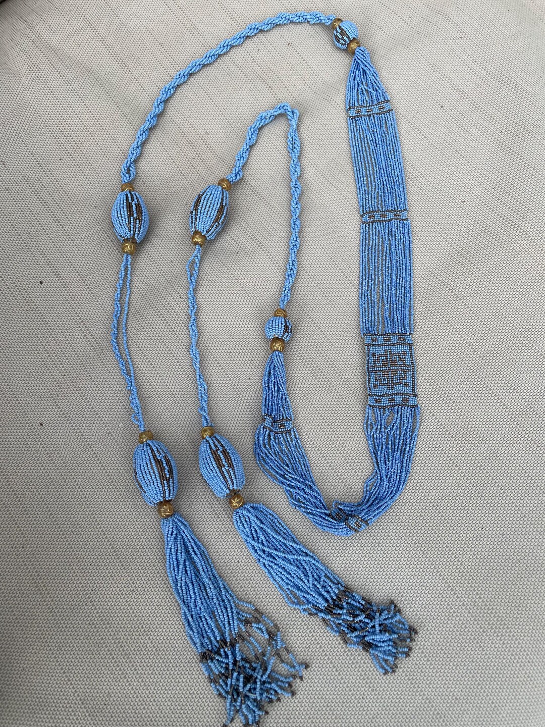 Original 1920s Sautoir (worn Down the Back), Lariat Piece, Rare Antique ...