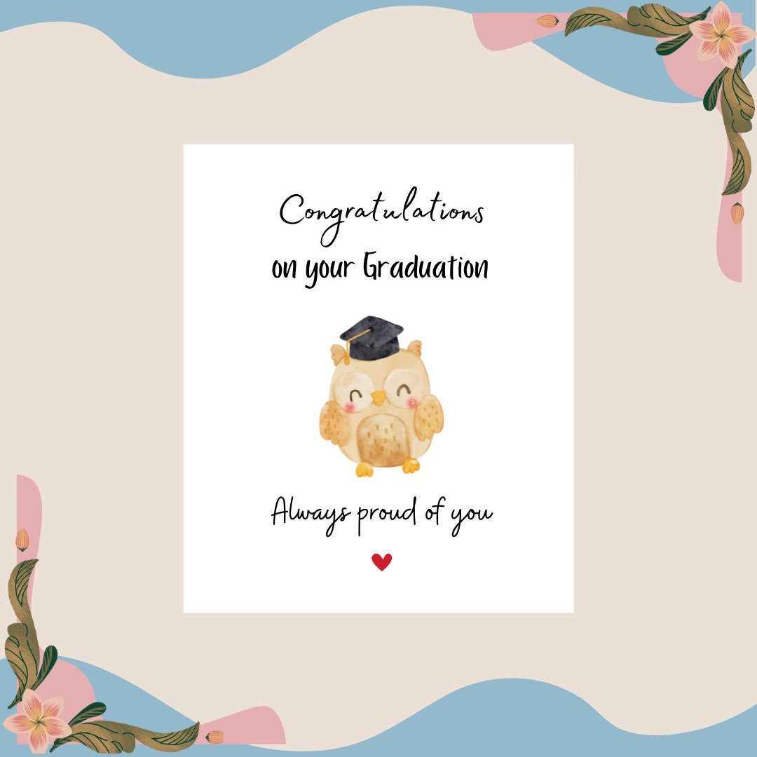 Congratulations on Graduation, Gender Neutral Personalised University ...