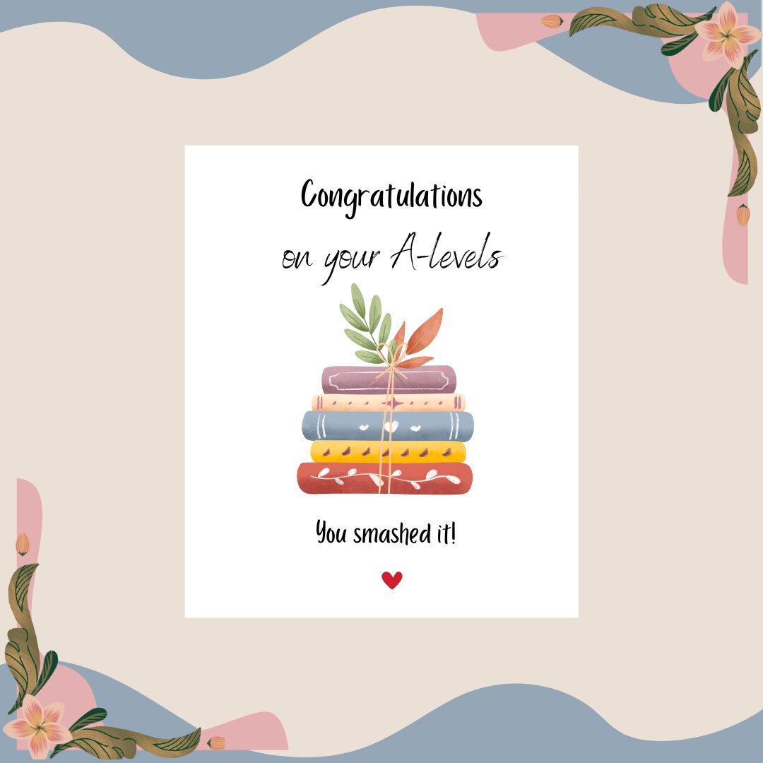 Congratulations on Your A-levels Card, Congrats Greeting Card ...
