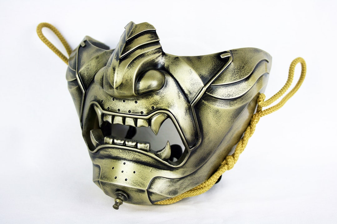 Ghost of Tsushima Jin Sakai Gold Mask - Etsy