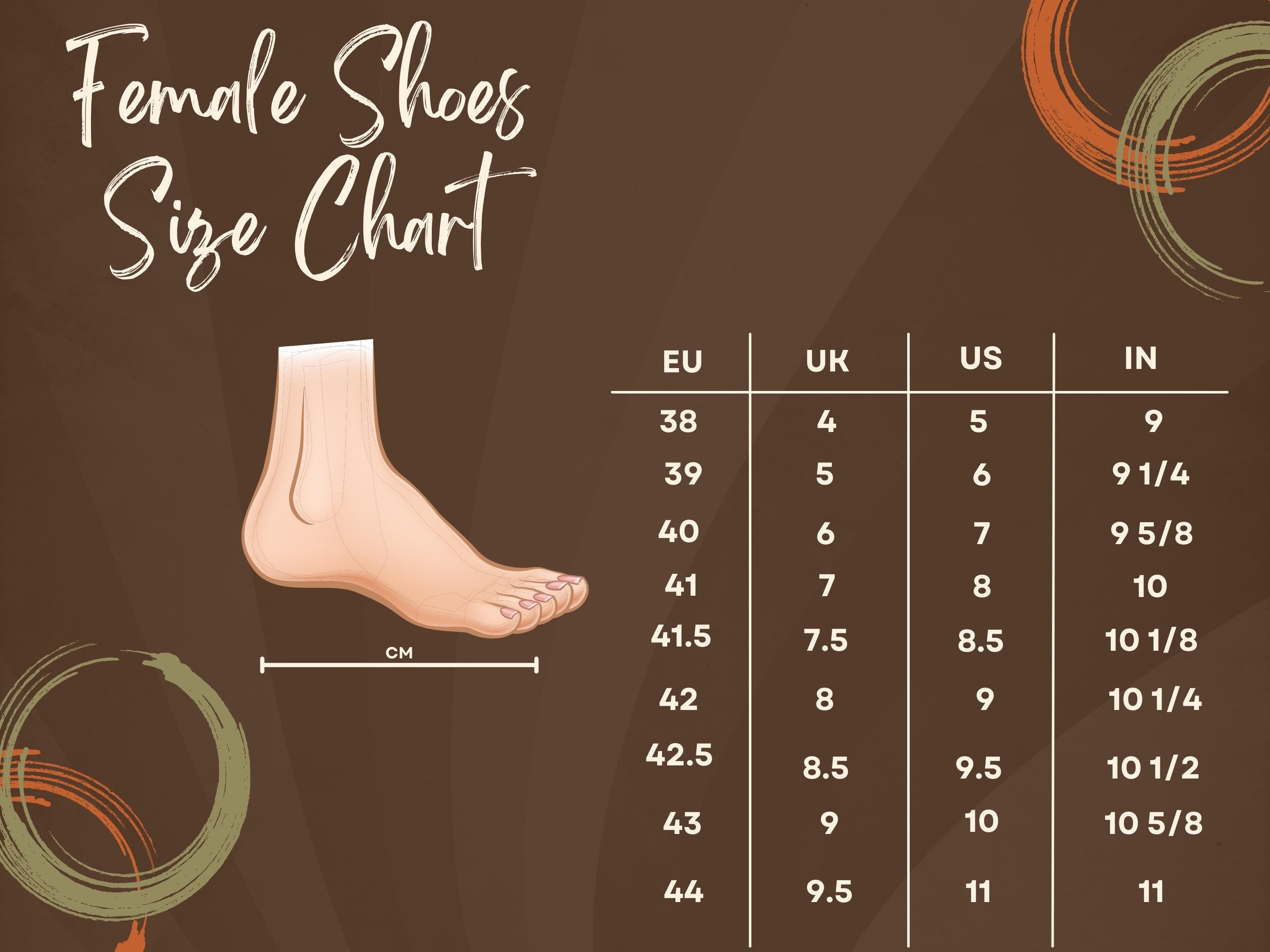 Ultimate Shoe Size Chart | Printable and Digital Shoe Sizing Guide for ...