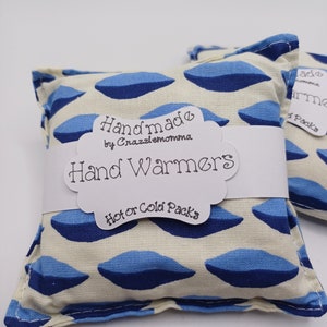 Handmade Handwarmers Hot or Cold Packs 100% Cotton Fabric - Etsy