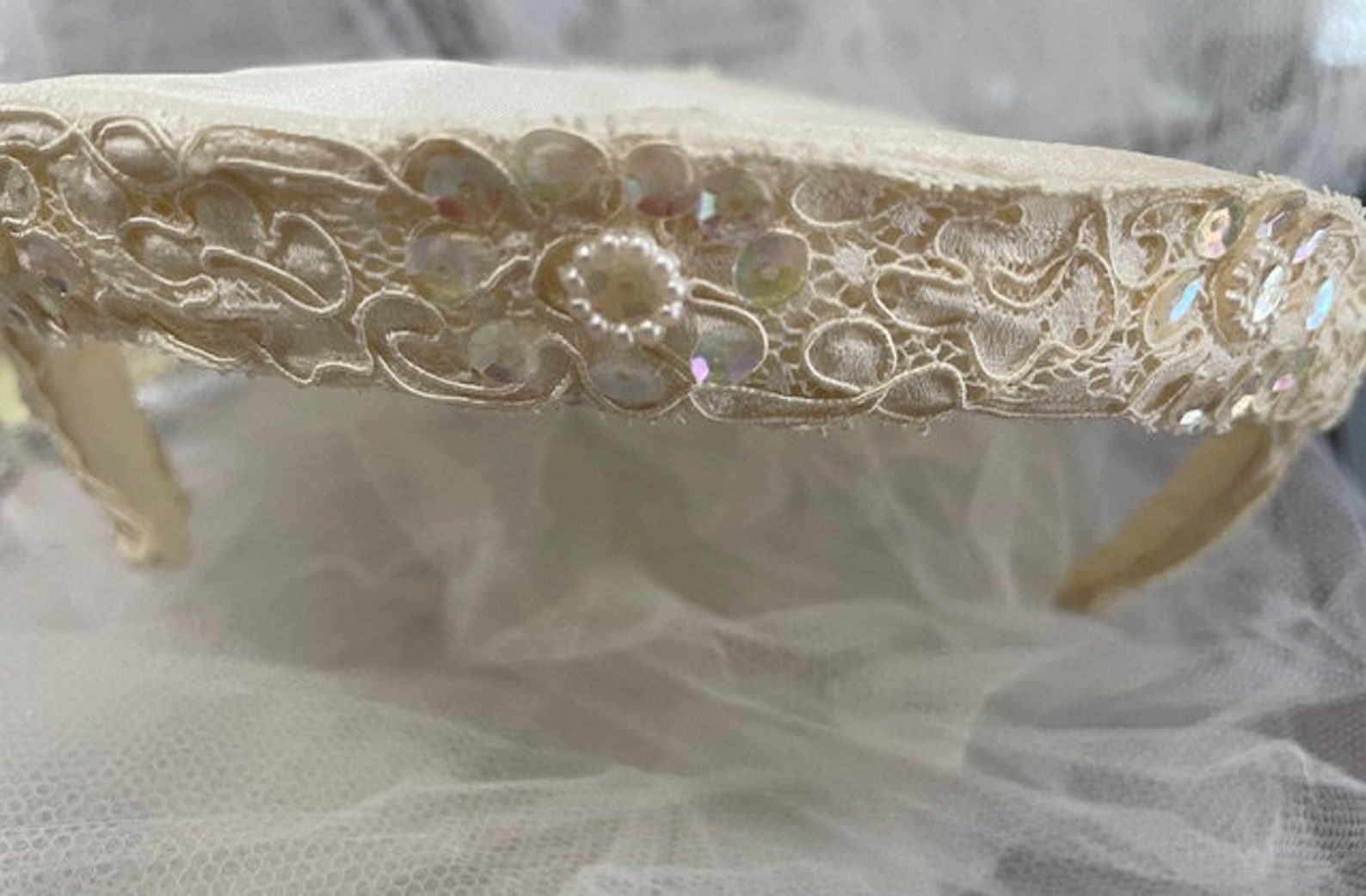 Vintage 1950s Ivory Wedding Half Hat Cap Headpiece Veil - Etsy