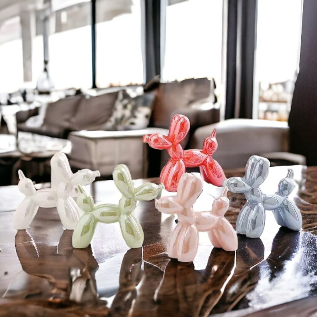 Mini Balloon Dog Sculpture Figurine Statue the Perfect Gift Abstract ...