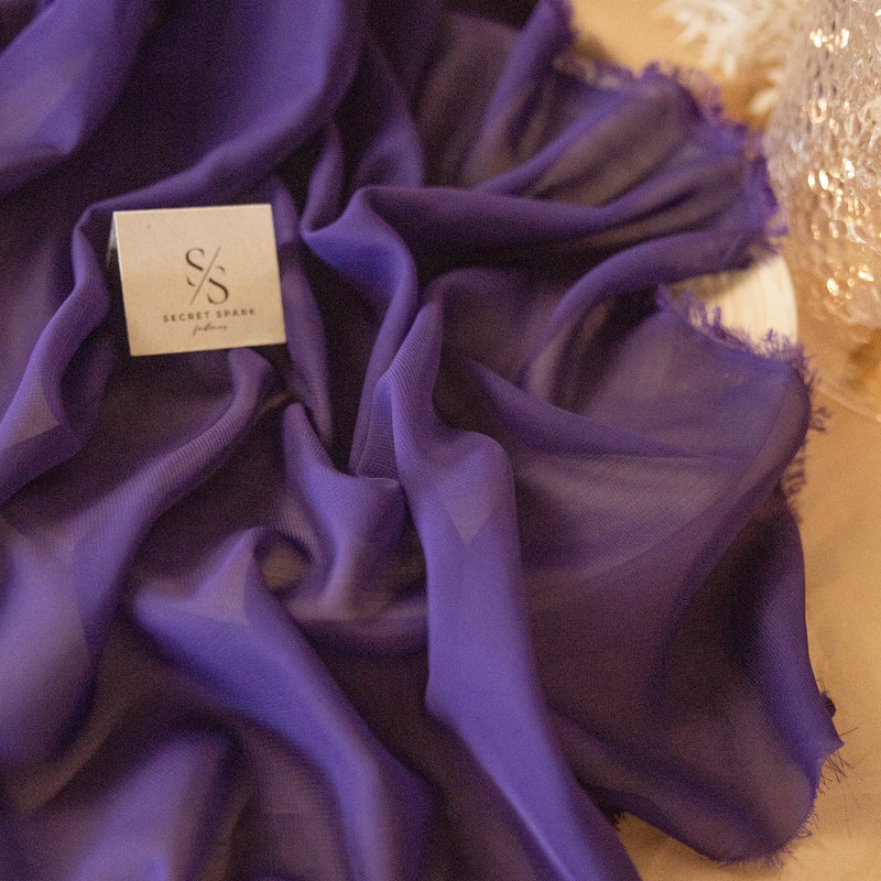 Sparkly Fabrics Chiffon - Etsy