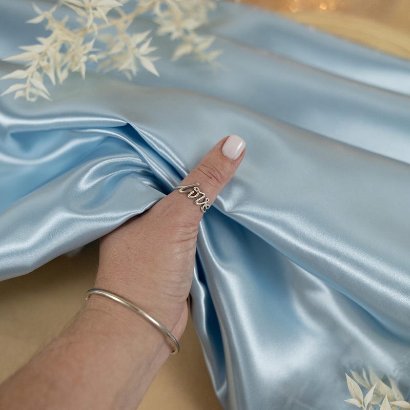 Shiny Light Blue Ribbon - Etsy