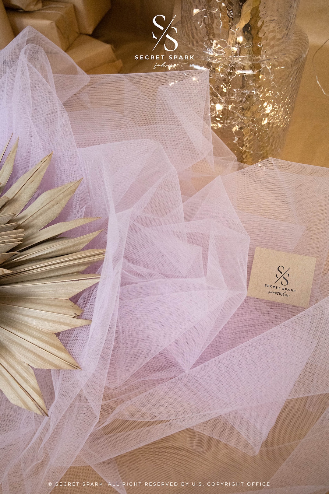 Lavender Soft and Matte Bridal Italy Tulle Fabric by the Yard ...