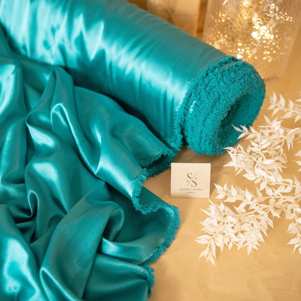 Teal Blue Fabric - Etsy